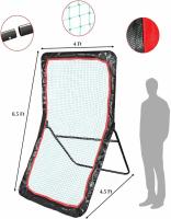 China 7ft Lacrosse Training Equipment PE Material Lacrosse Rebounder Net for sale