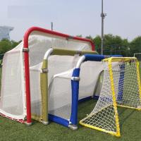 China Height 80cm Pop Up Soccer Goals Aluminum Portable Soccer Goal for sale