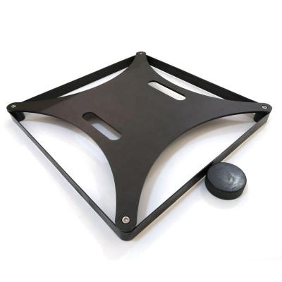 China Steel Lacrosse Training Equipment 4 Ways Hockey Puck Rebounder for sale