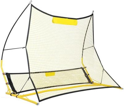 China 6ft X 4.7ft Rebound Goal Net Sports Goods 2 In 1 Soccer Rebounder Net for sale