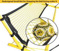 China 6ft X 4.7ft Rebound Goal Net Sports Goods 2 In 1 Soccer Rebounder Net for sale