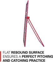 China Pitch Back Replacement Football Net 6FT Softball Bounce Back Net for sale