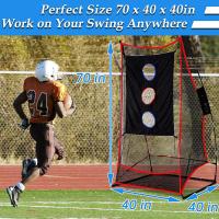 China Durable Portable Football Net Customized Color Football Backstop Net for sale