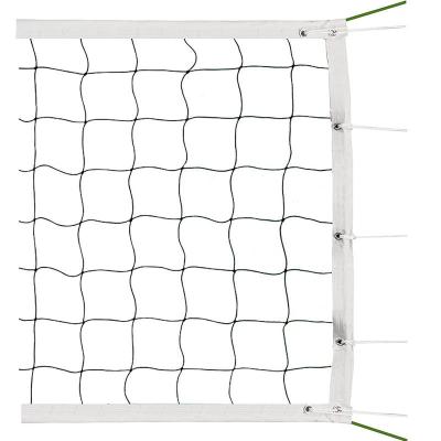 China 9.5m Portable Volleyball Net Polyethylene Volleyball Training Nets for sale