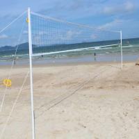 China White Color Portable Volleyball Training Net With Carrying Bag for sale