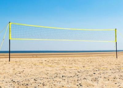 China White Portable Volleyball Net , 4.5lbs Volleyball Training Net for sale