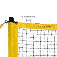 China White Portable Volleyball Net , 4.5lbs Volleyball Training Net for sale