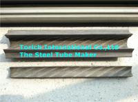 China Painted Rifle Seamless Carbon Steel Pipe With Fin On Two Sides for sale