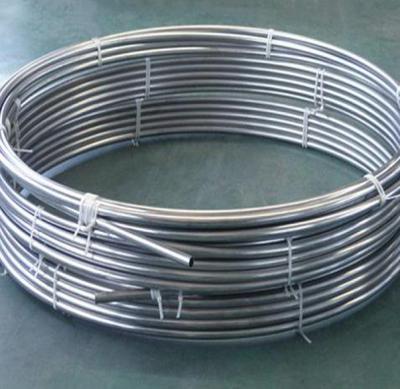 China Welded Round Stainless Steel Tubing Coil 200 - 1000mm For Beer Drinks Evaporator for sale
