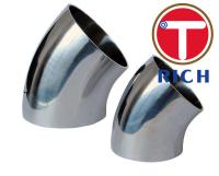 China Welding Tube Machining 45 Degrees Elbow Asme Standard Seamless Dn15 - Dn600 for sale