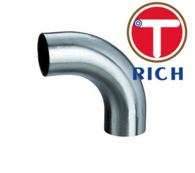 China Forged Stainless Steel Tube Machining 90 Degree Elbow ASME B16.9 DIN 2605 for sale