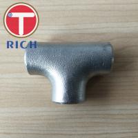 China Seamless Stainless Steel Tube Machining Straight Tee For Machinery Parts for sale