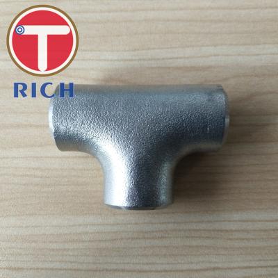 China Seamless Stainless Steel Tube Machining Straight Tee For Machinery Parts for sale