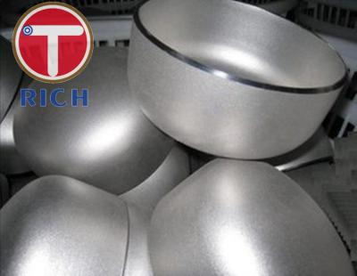 China Customized Stainless Steel Pipe Caps High Precision With 21.3 - 610mm OD for sale