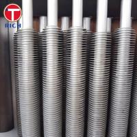 China Stainless Steel Welded Pipe G-Type Fin Tube for Industrial Radiators with Embedded Fins for sale