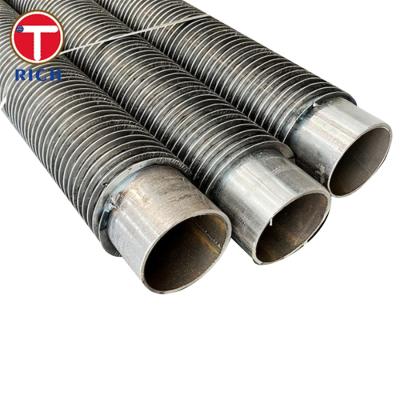 China Alloy Steel Spiral Wound Finned Tube with L Foot for High Efficiency Heat Exchanger for sale