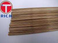 China Precision Seamless Steel Tube , Water Gas Capillary Straight Copper Pipe for sale