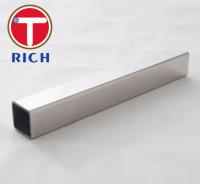 China 304 Rectangular Stainless Steel Tubing For Structure Purpose 0.3 - 4.5 Mm WT for sale