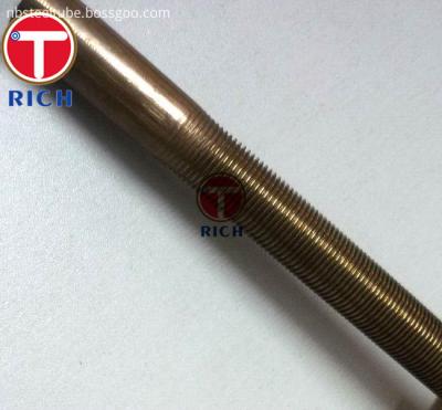 China C10200 Cold Drawn Alloy Steel Pipe Low Fin Tube For Boiler And Heat Exchange for sale