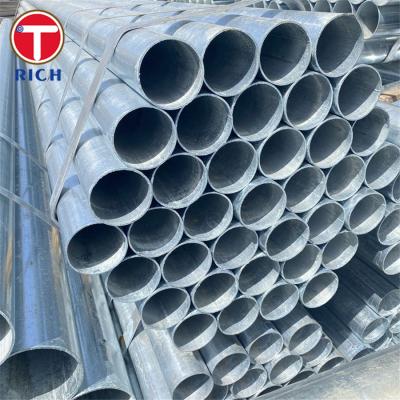 China BS 1387 Standard Q195 SS400 Welded Galvanized Steel Tube in Round Shape for Structural Applications for sale