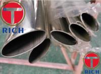 China Welded Thin Wall 610mm OD Oval Stainless Tubing for sale