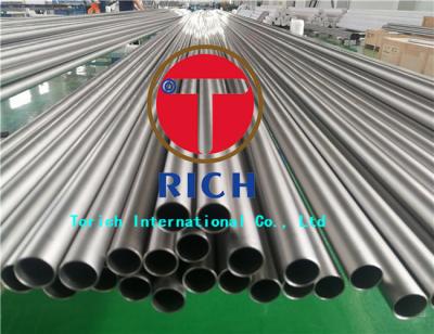 China Heat Exchanger Seamless Titanium Tubing ASTM B338 Gr2 Material 0.3 - 5mm Wall Thickness for sale