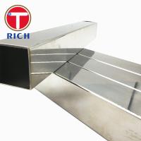 China Industrial Rectangular Steel Tubing 304 316 321 Polishing Hairline 0.3 - 2.0mm Thickness for sale