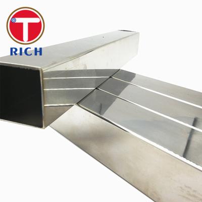 China Industrial Rectangular Steel Tubing 304 316 321 Polishing Hairline 0.3 - 2.0mm Thickness for sale