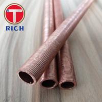 China Copper Coated Seamless 8mm Od Low Finned Tube for sale