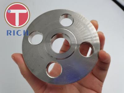 China DN15 304 Stainless Steel Threaded Pipe Flanges Anti Rust Oil for sale