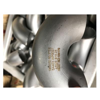 China Beverage 180 90 45 60 30 15 Degree Stainless Steel Elbow 304 316 321 for sale