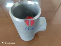China TORICH EN10253-4 Stainless Steel 2205 Equal Tee Pipe Fitting Matte Polished for sale