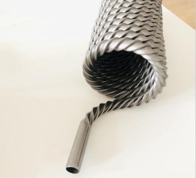 China Spiral Corrugated Titanium Tube For Condenser for sale