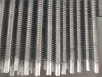 China 0.3mm Thickness Aluminium Finned Tubes For High Temperature Heat Conduction Oil for sale