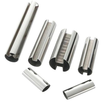 China 316l Flat Sided Oval Stainless Steel Tube Elliptical Pipe For Handrail And Railing for sale