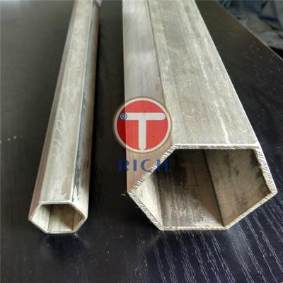China St42 Cold Drawn Steel Pipe Hollow Section Outside And Inside Both Hexagon Shaped for sale