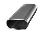 China 304 316 Stainless Steel Tube Handrail Flat Oval Polished Finish for sale