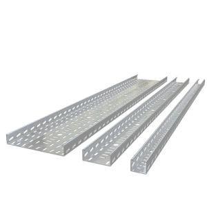 China Length 2m 6m Heavy Duty Stainless Steel Perforated Cable Tray 100x200mm for Industrial for sale
