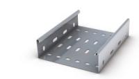 China Light Weight CP1-200x400 HDG Perforated Cable Tray The Must-Have for Cable Management for sale