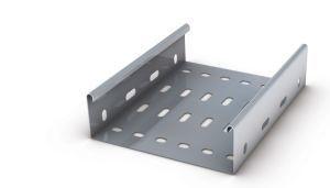 China Light Weight CP1-200x400 HDG Perforated Cable Tray The Must-Have for Cable Management for sale