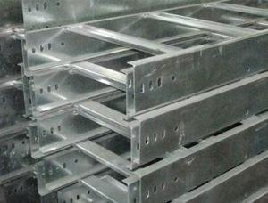China Electro-Galvanized Carbon Steel Cable Support System for Side Rail Height 25mm 300mm for sale