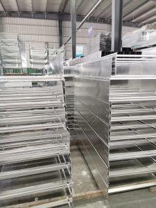 China Width 50mm 1200mm Electro-Galvanized Trough Cable Tray Corrosion Resistance Included for sale