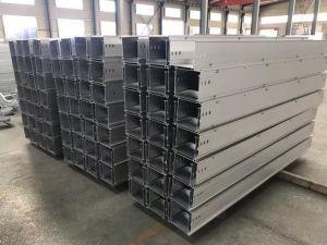 China Max.Working Load 100-400kgs Galvanized Aluminum and Magnesium Trough Cable Tray 2m 6m for sale
