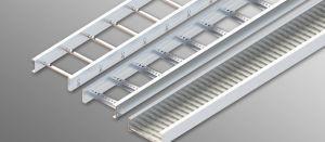 China Large Span Hot-Dipped Galvanized Ladder Cable Tray for Versatile Cable Management for sale
