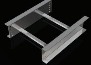 China Step Type Cable Tray Hot DIP Galvanized Ladder Type with 25mm 300mm Side Rail Height for sale