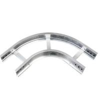 China Ladder Type Galvanized Aluminum and Magnesium Cable Tray Customizable Side Rail Height for sale