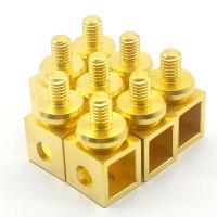 China Precision CNC Turned Brass & Aluminum Parts 6061 6063 Materials with ISO9001 Certification for sale