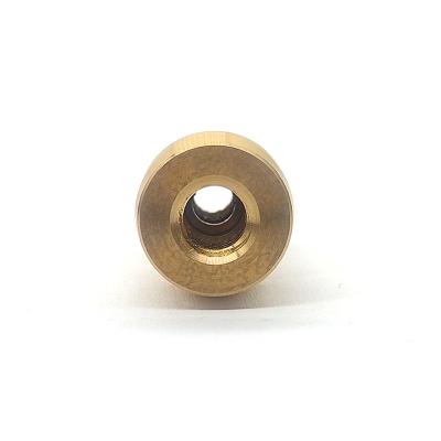 China CNC Machined Hex Brass Female Connector 1/4 German-Style for Compressed Air Pneumatic Tools - OEM Custom Manufacturing for sale