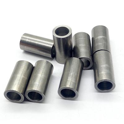 China Anodized Round Coupling Nut Long Thickening Without Threaded Custom CNC Machined Aluminum Spacer Bushing Kit for sale