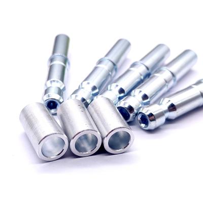 China Precision CNC Machined Aluminum Bushing Steel Dowel Pins 20mm Length 10mm Diameter Custom Surface Finishing for sale